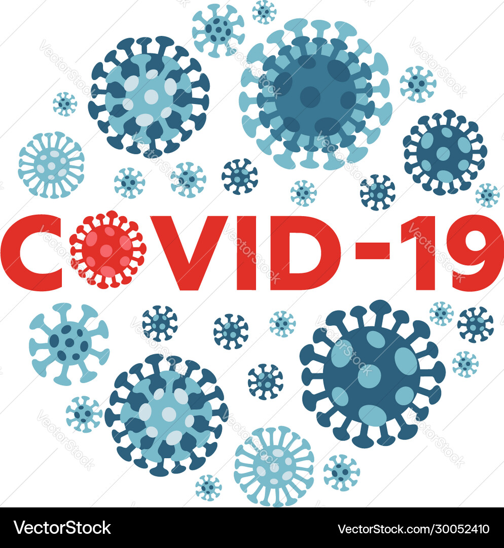 Coronavirus creative round coronavirus in china Vector Image