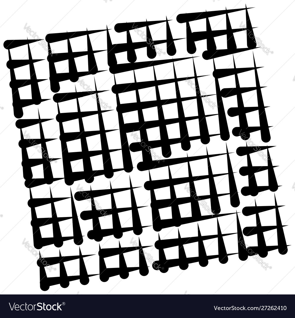 Grid mesh abstract geometric pattern segmented Vector Image