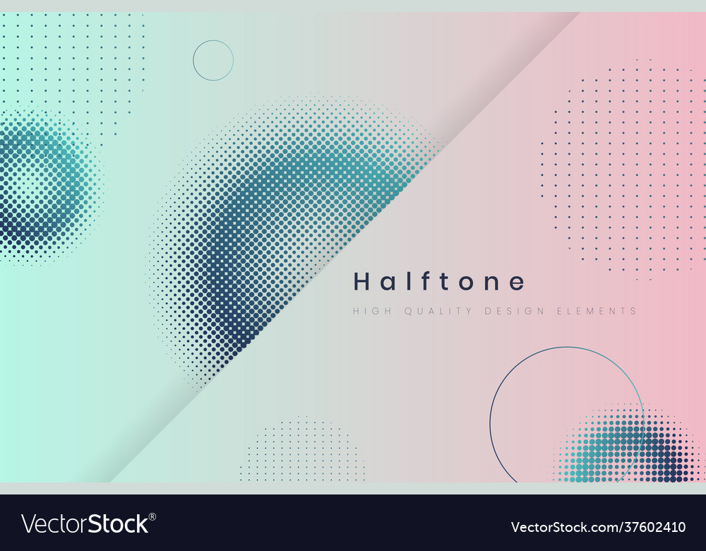 Halftone gradient background Royalty Free Vector Image