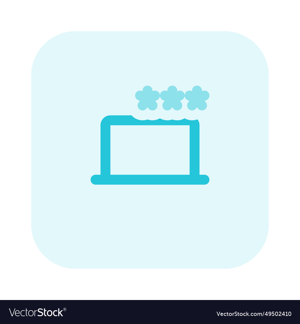 Utilizing password to prevent unauthorized access Vector Image