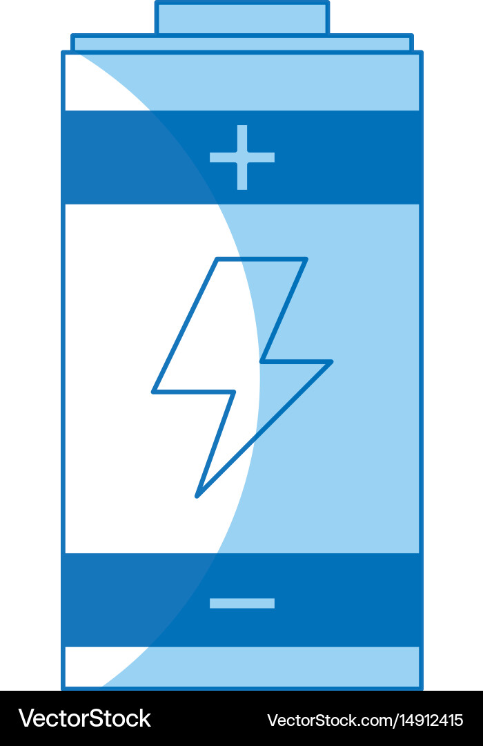 Battery power energy charging design Royalty Free Vector