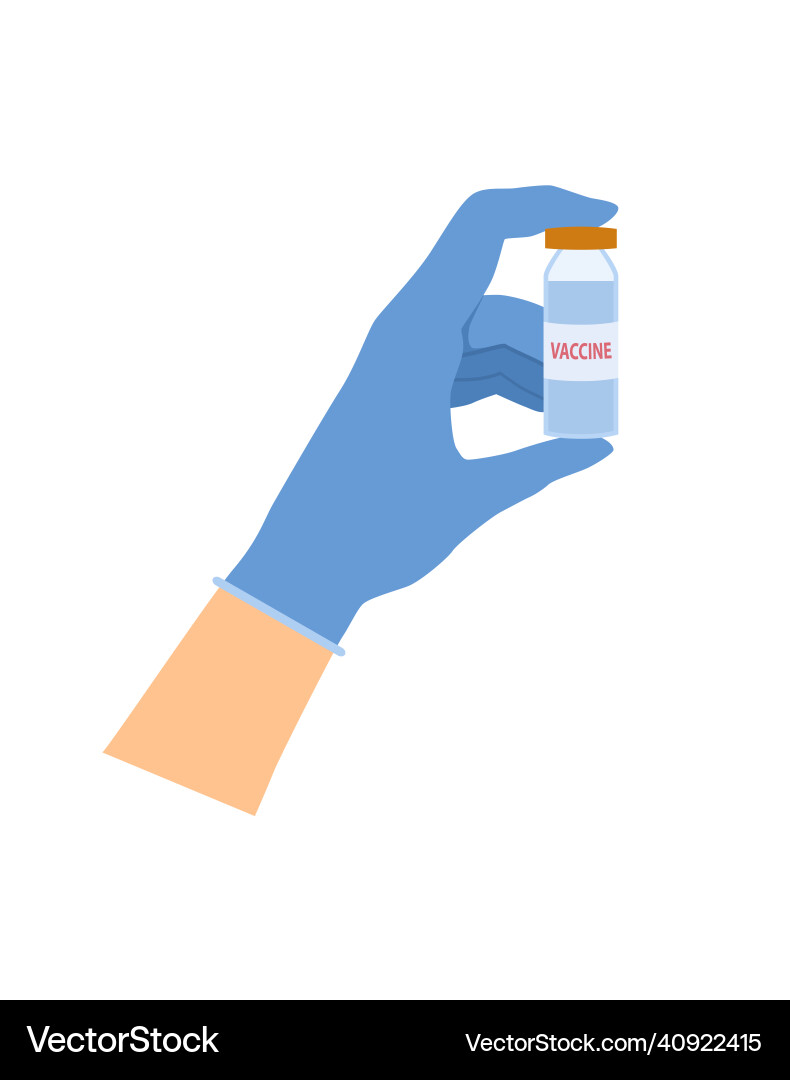 Concept of vaccination Royalty Free Vector Image