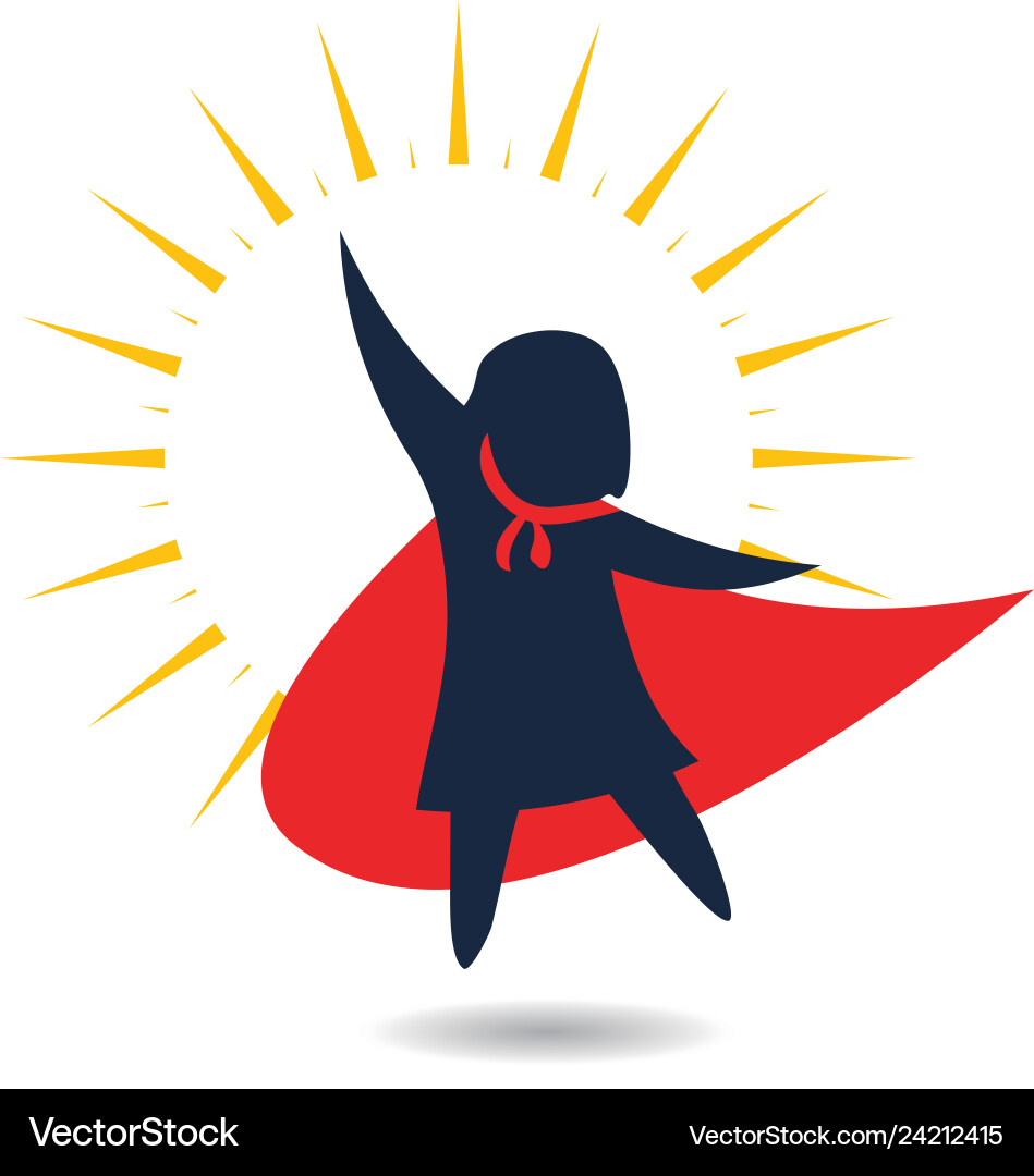 Kids super concept icon design Royalty Free Vector Image