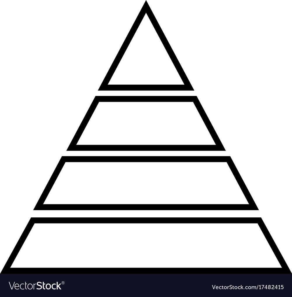 Pyramid icon Royalty Free Vector Image - VectorStock Pyramid icon Royalty Free Vector Image - VectorStock