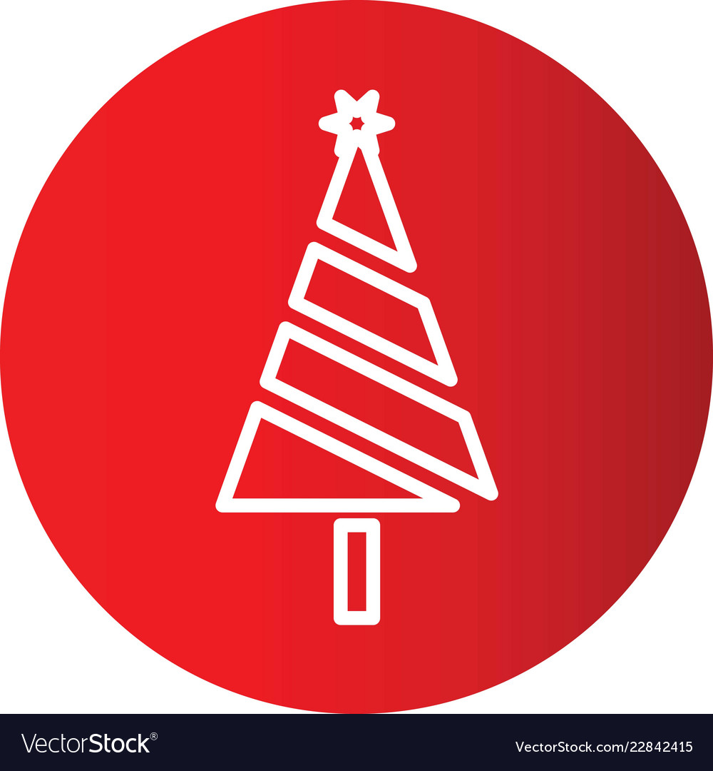 Tree icon in creative design with elements Vector Image