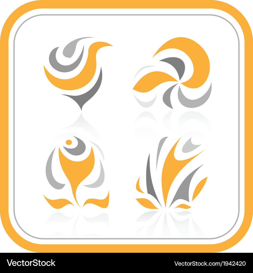 Abstract internet icon Royalty Free Vector Image