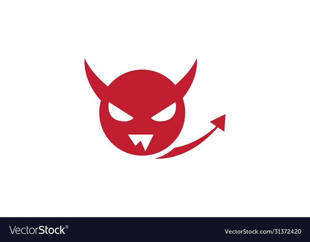 Devil logo Royalty Free Vector Image - VectorStock
