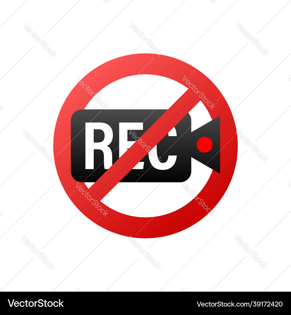 Picture with no video for web background design Vector Image