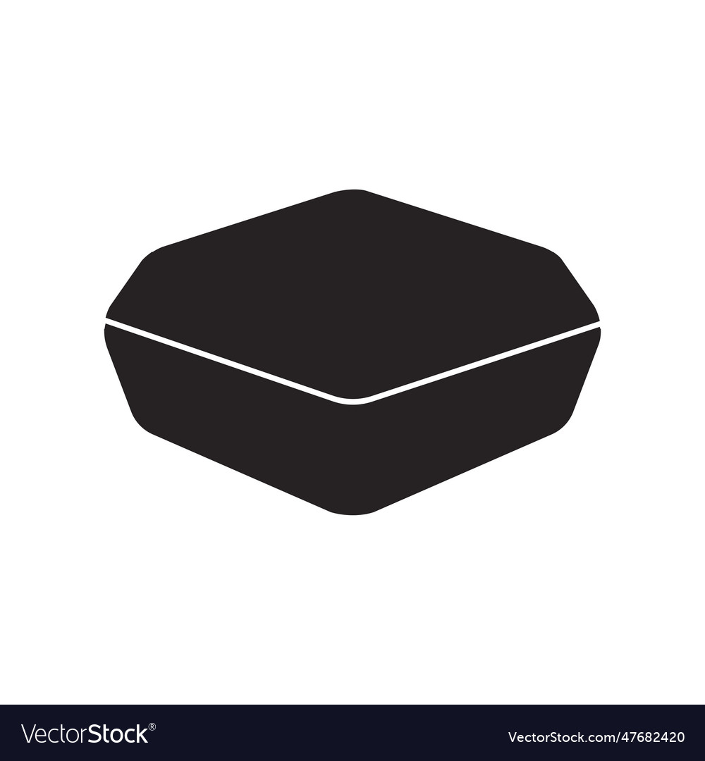 Styrofoam lunch box icon Royalty Free Vector Image Styrofoam lunch box icon Royalty Free Vector Image