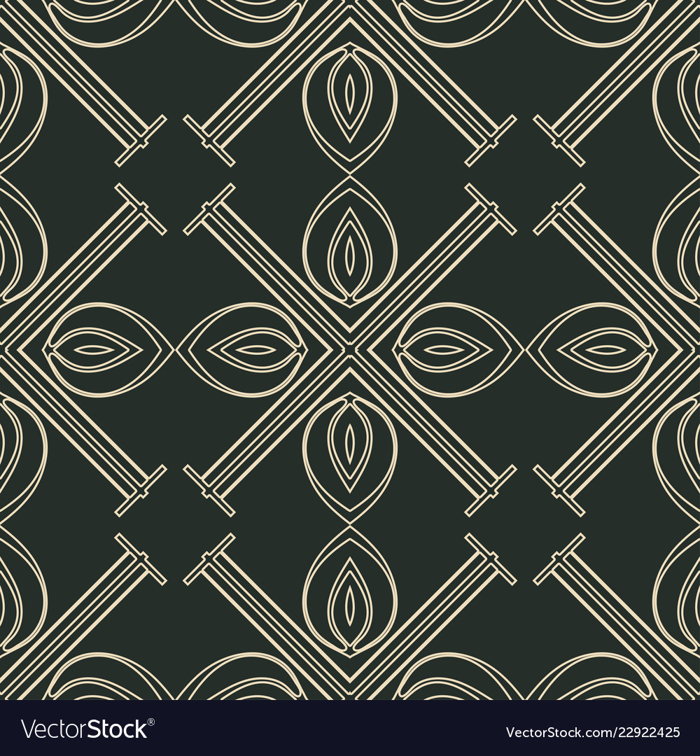 Art deco seamless pattern Royalty Free Vector Image