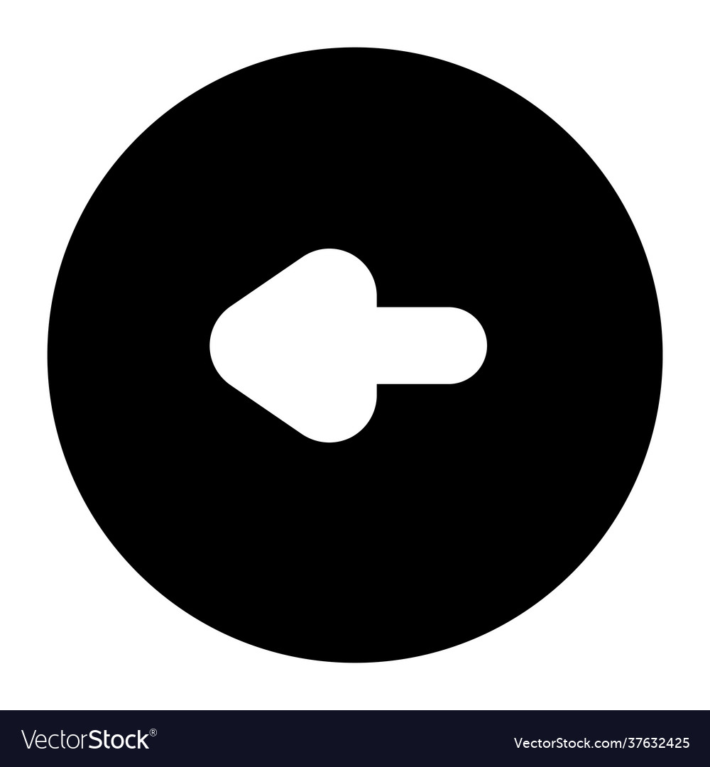 Back arrow Royalty Free Vector Image - VectorStock