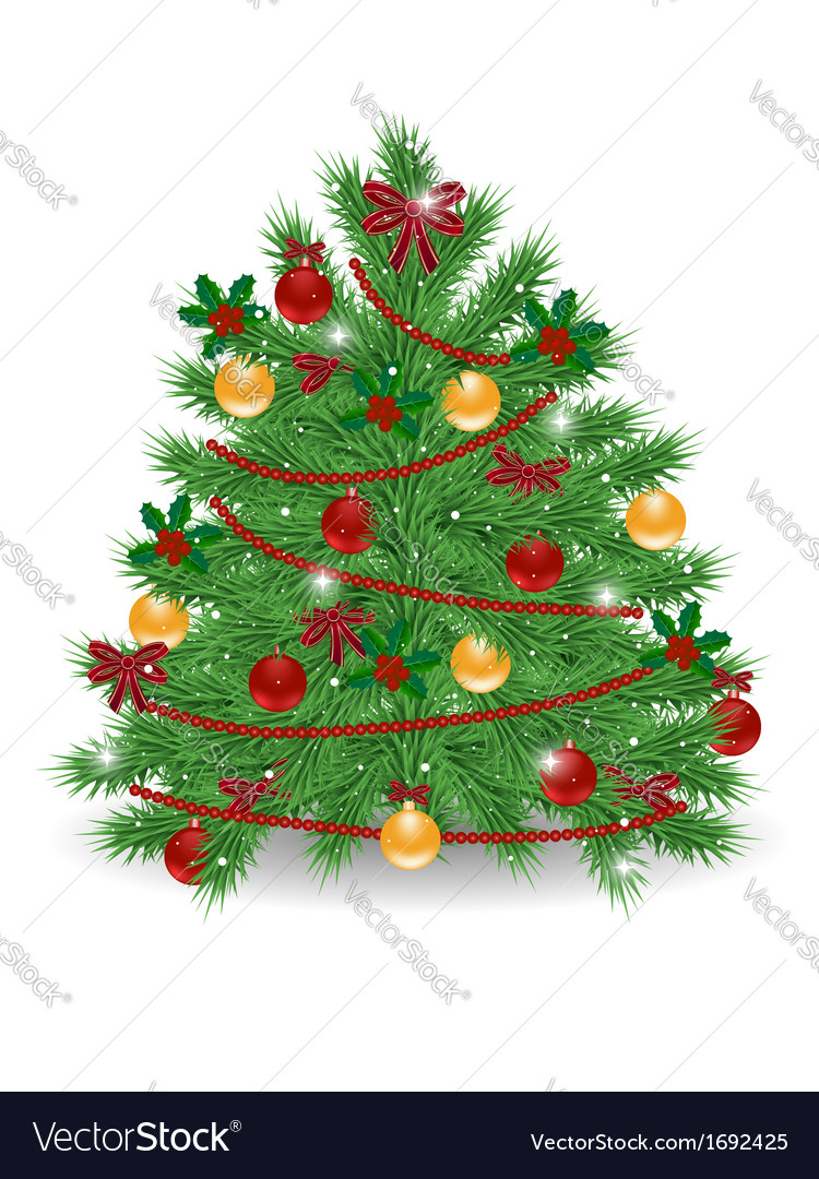 Christmas tree Royalty Free Vector Image - VectorStock