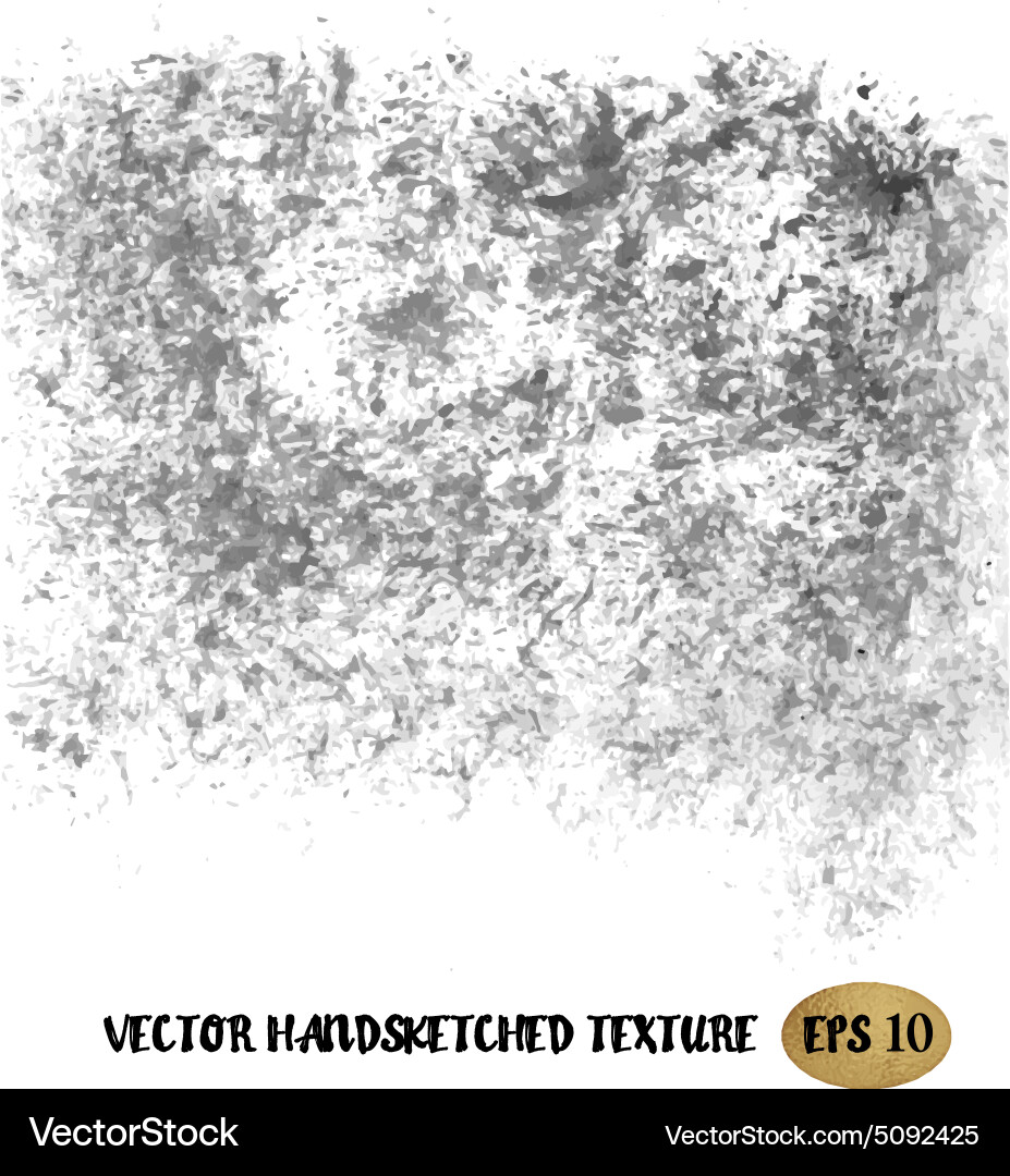 Grunge ink hand drawn texture eps10 doodle Vector Image