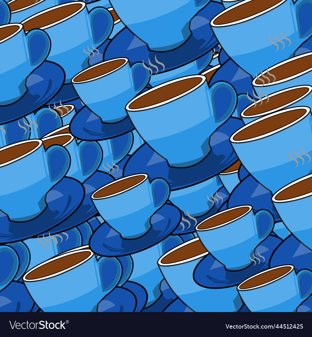Mug pattern Royalty Free Vector Image - VectorStock