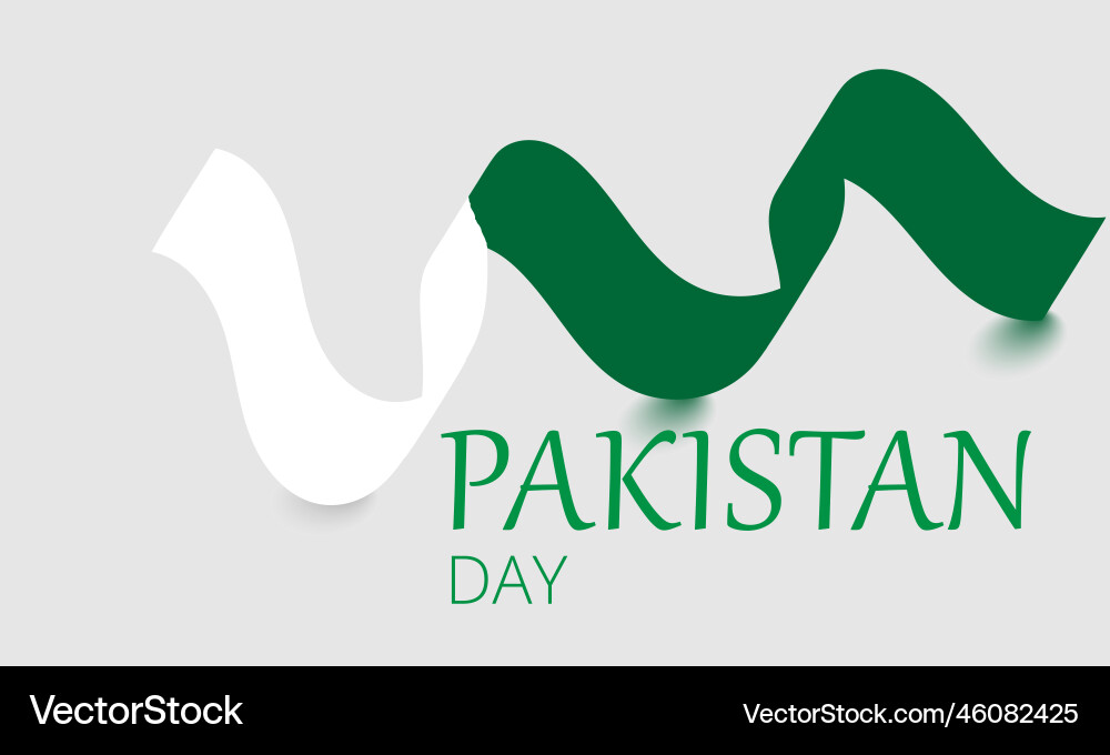 Pakistan resolution day Royalty Free Vector Image