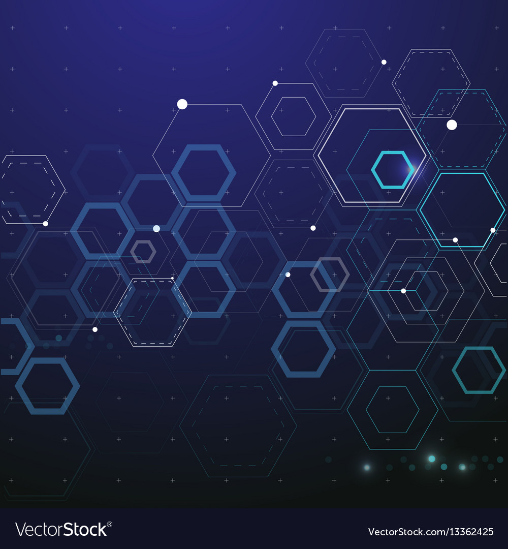 Technology and science background Royalty Free Vector Image