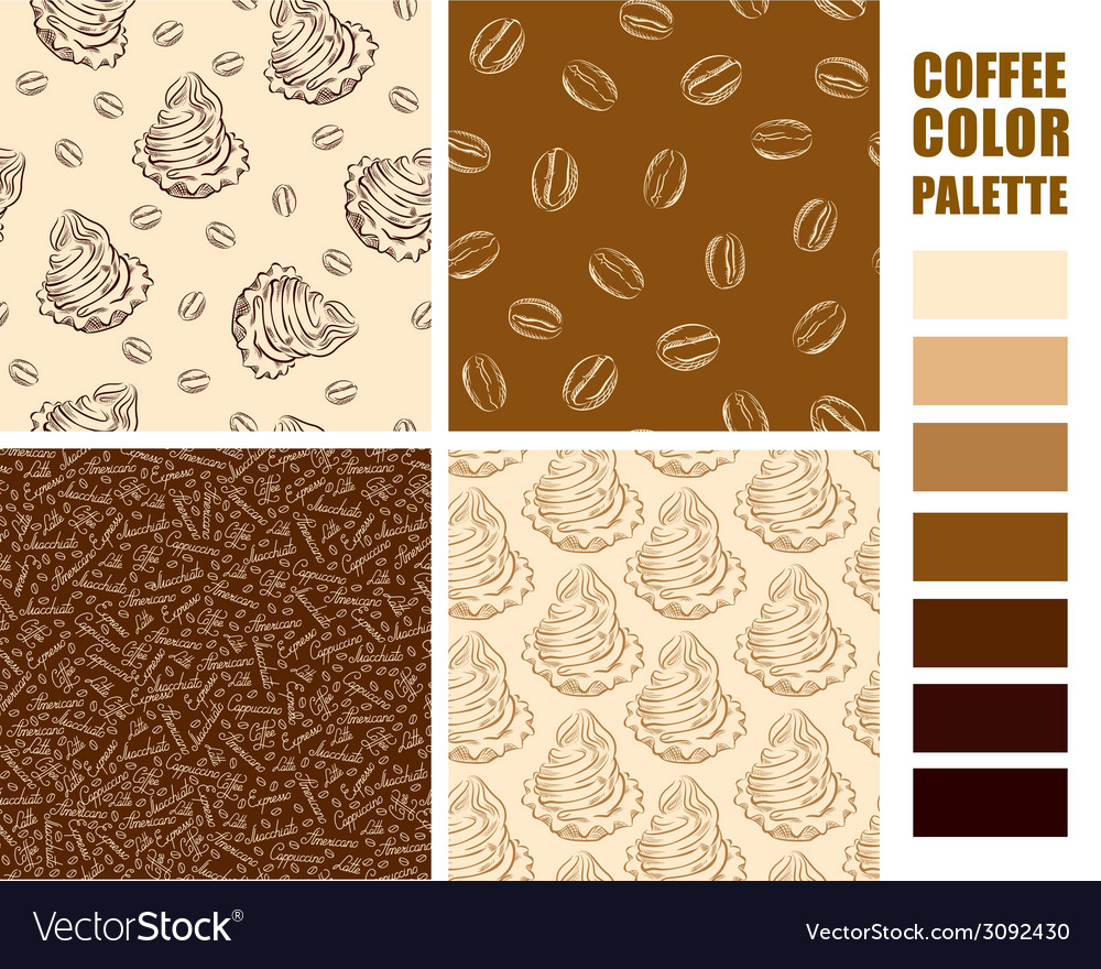 Fabric pattern set Royalty Free Vector Image - VectorStock