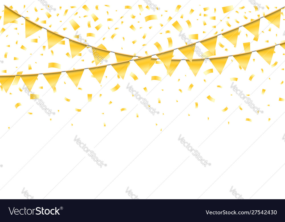 Realistic bright festive elegant template Vector Image
