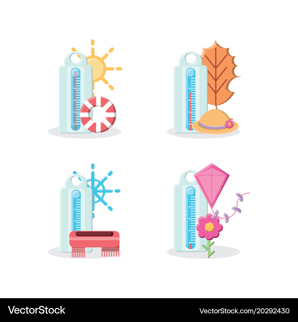 Seasonal weather design Royalty Free Vector Image