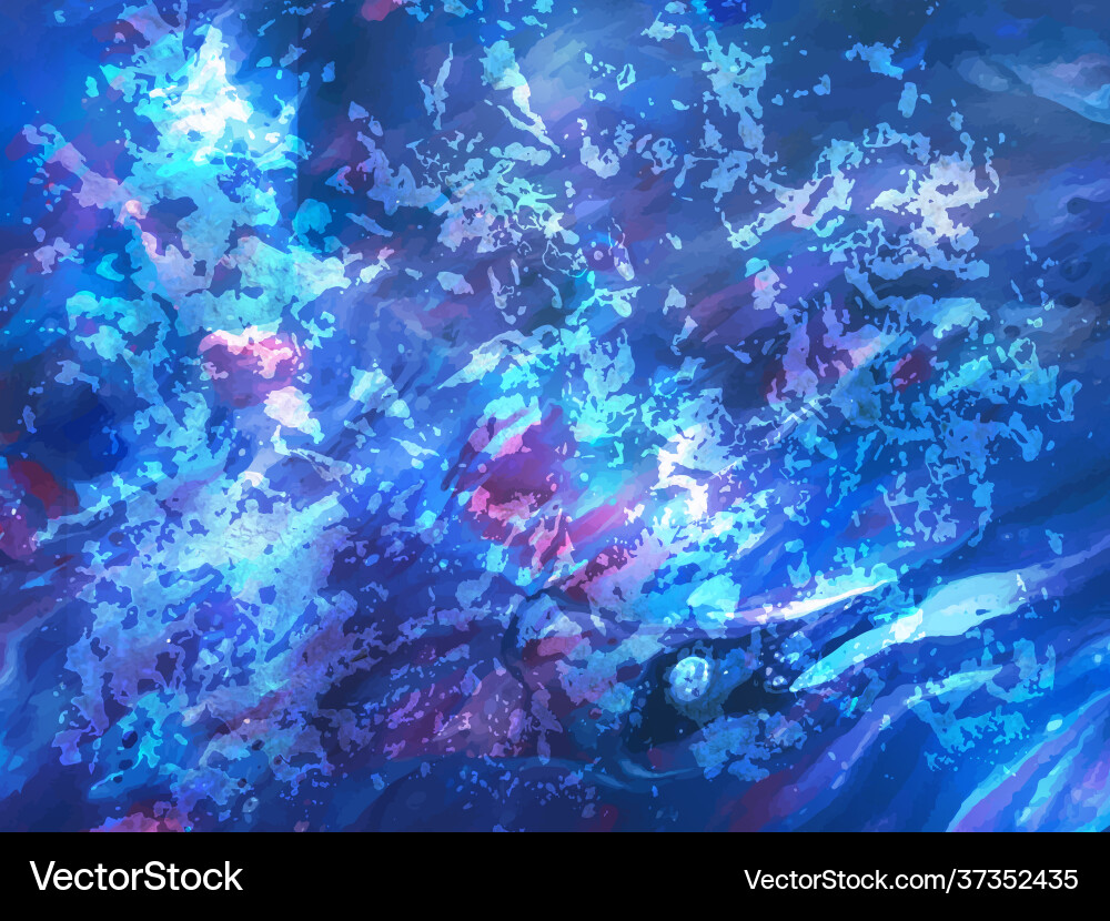 Abstract blue painting background for wallpapers Vector Image