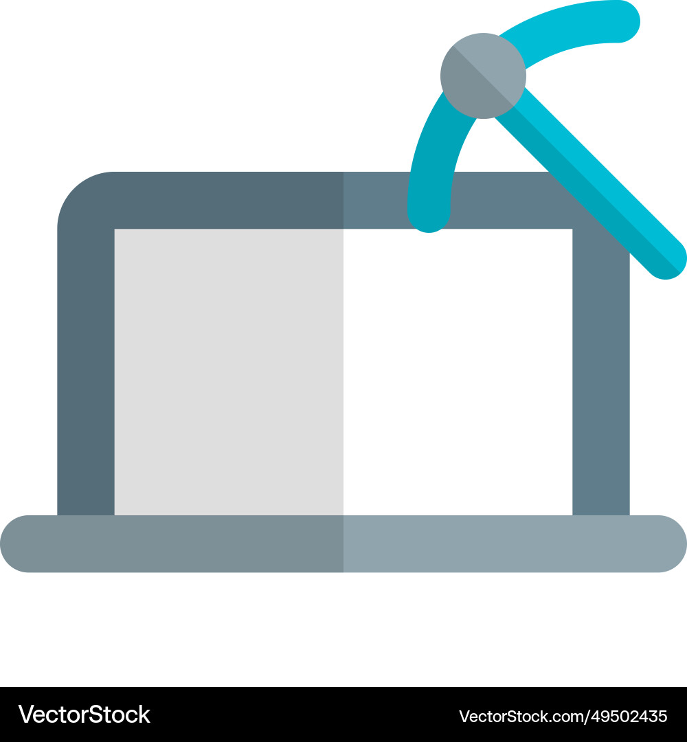 Disassemble laptop for repair or modification Vector Image