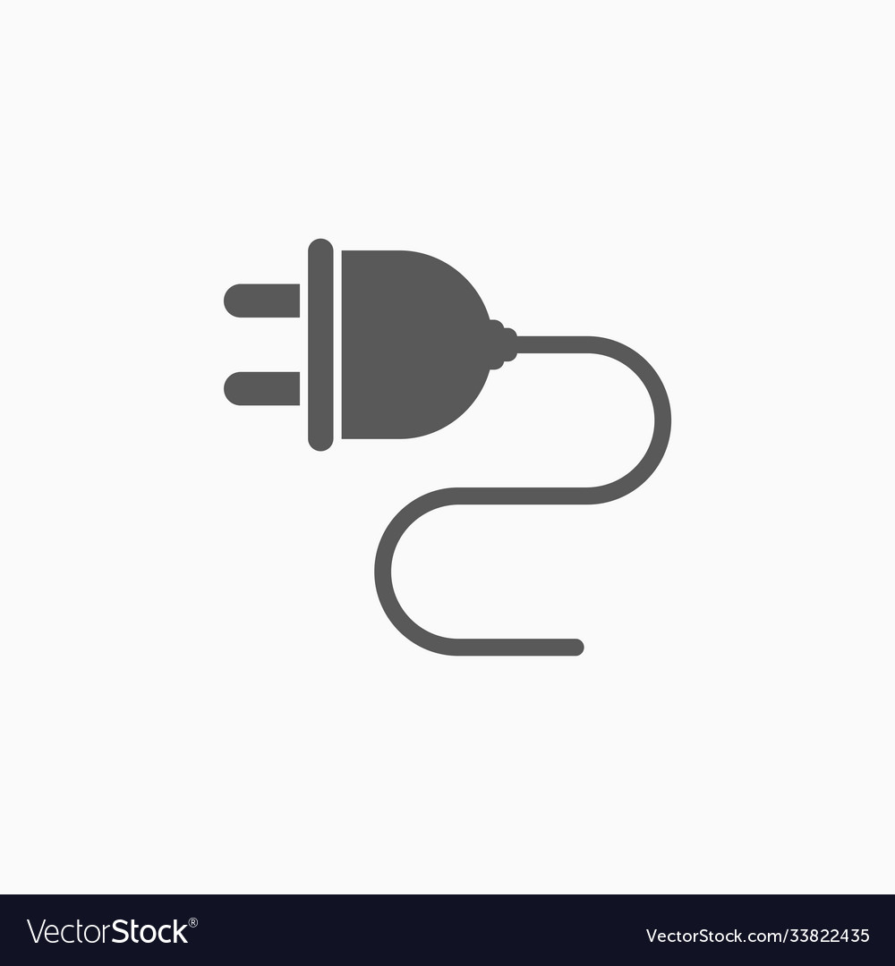 Plug icon Royalty Free Vector Image - VectorStock