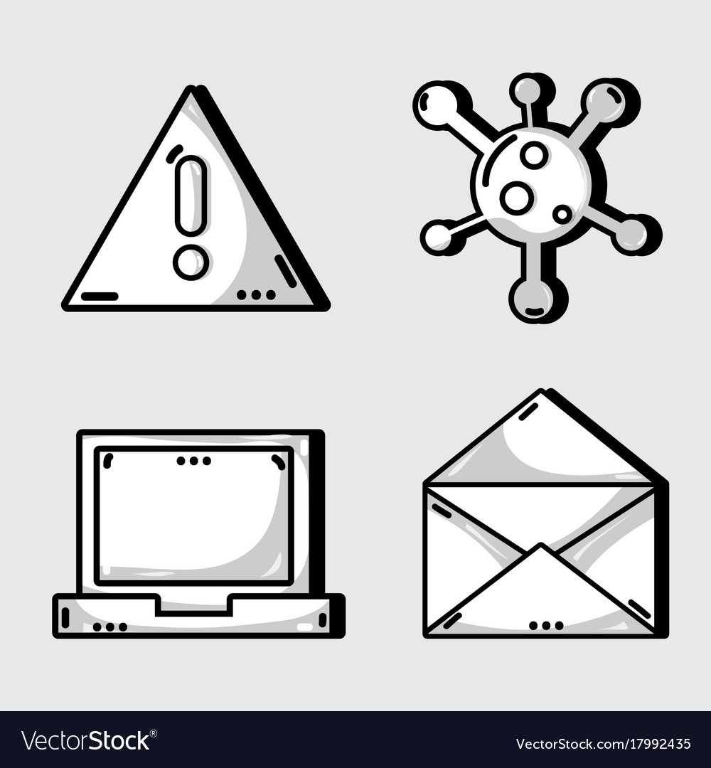 Set programmer data information technology Vector Image