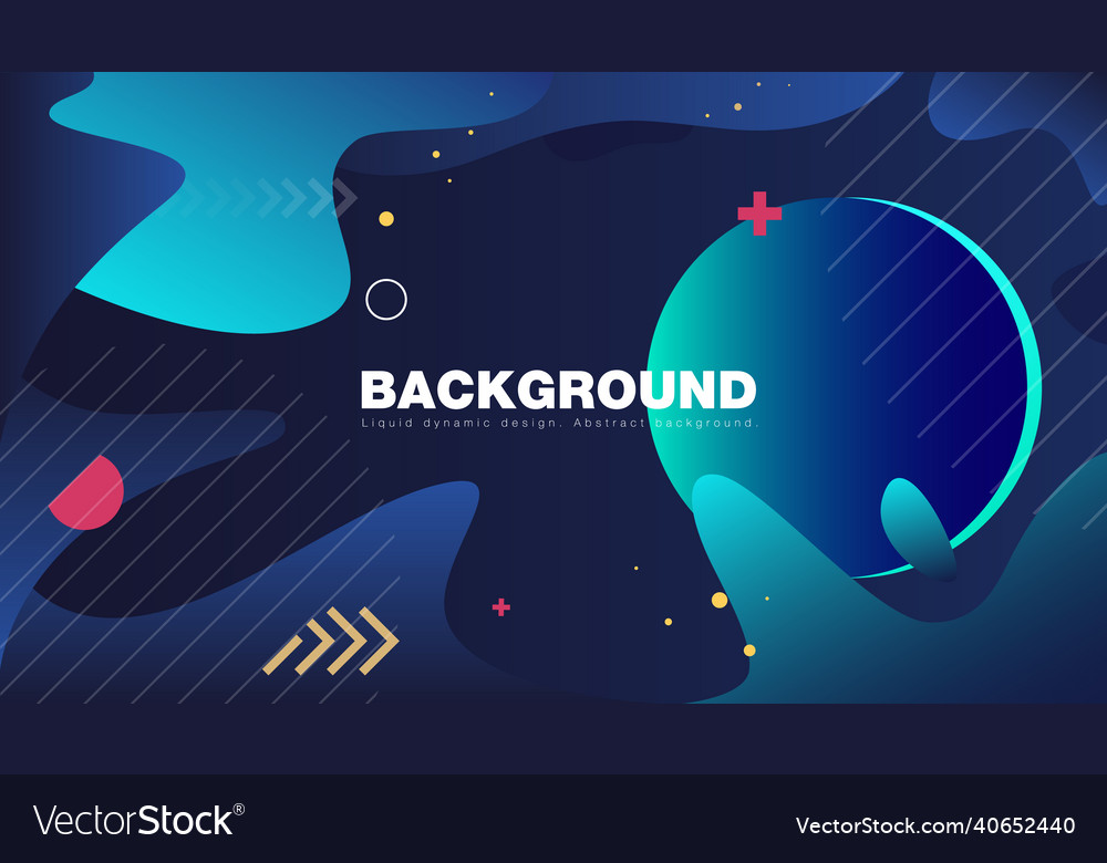 Blue abstract dynamic background Royalty Free Vector Image