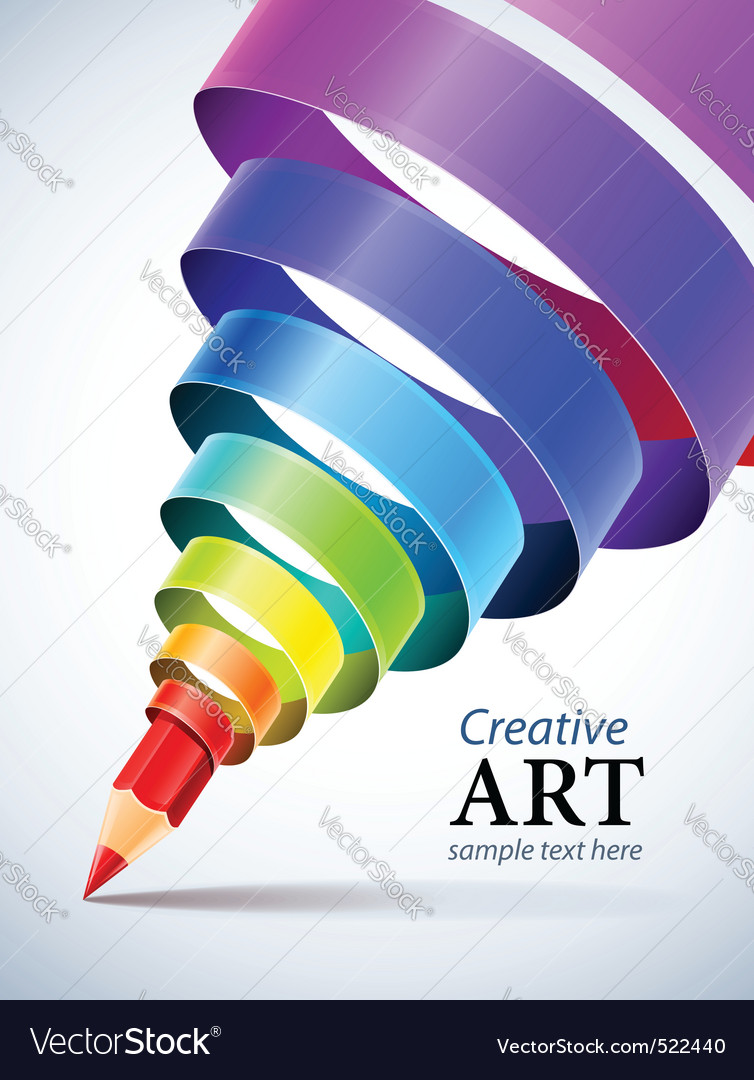 Creative template Royalty Free Vector Image - VectorStock