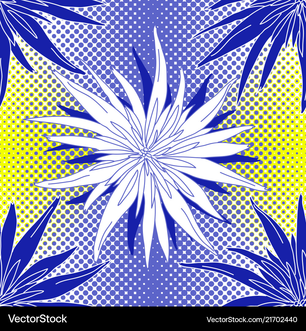 Floral summer seamless background flowers Vector Image