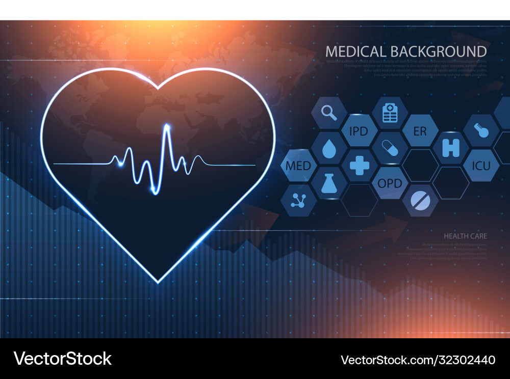 Modern medical technology and innovation concept Vector Image
