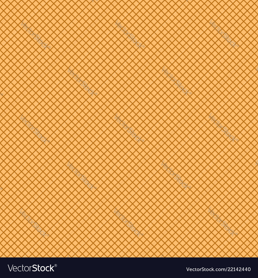 Seamless waffle texture pattern Royalty Free Vector Image