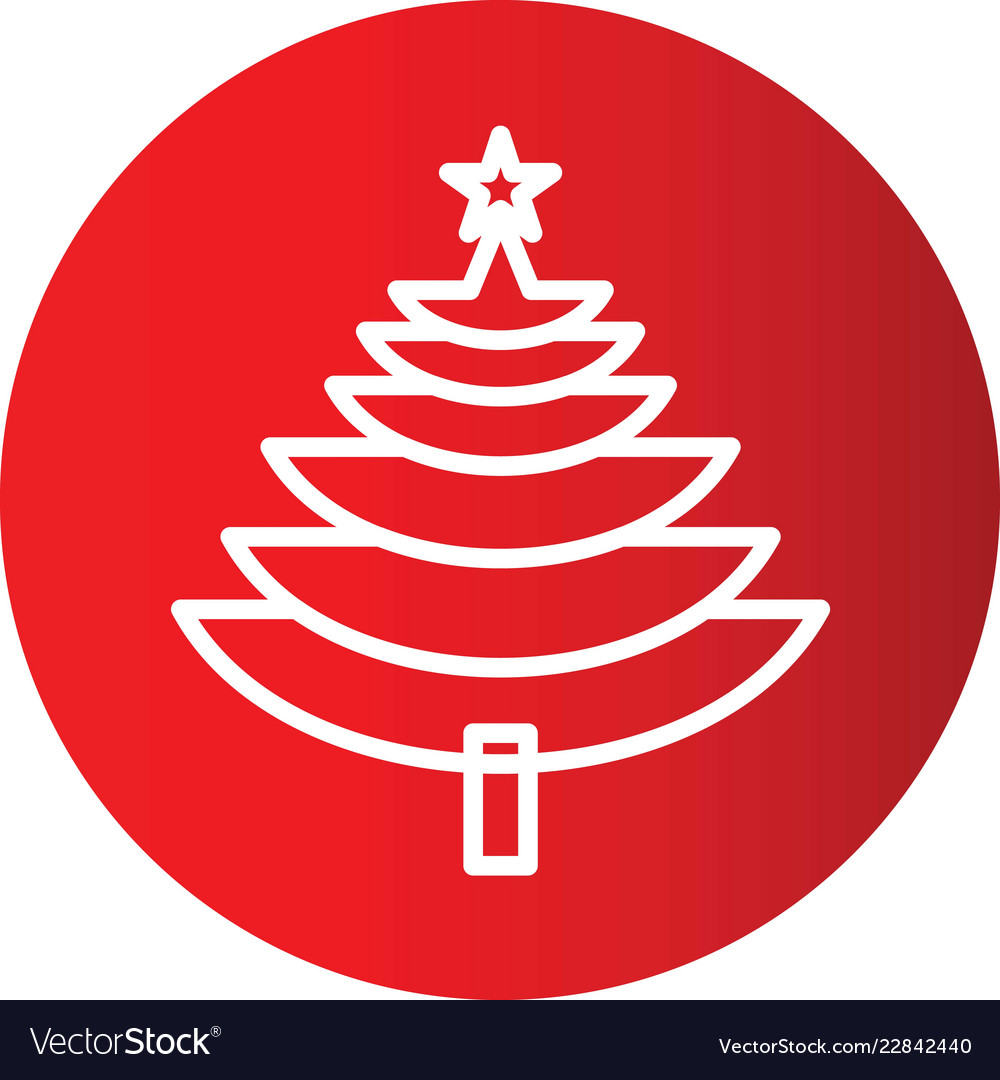 Tree icon in creative design with elements Vector Image