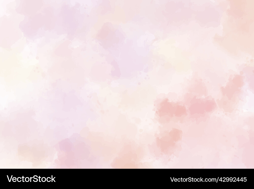 Abstract colorful watercolor texture hand drawing Vector Image