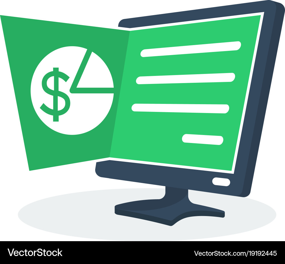 Logo icon for digital business Royalty Free Vector Image