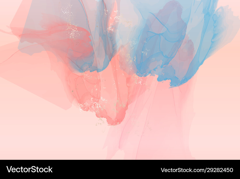 Artistic blue liguid marble covers design Vector Image
