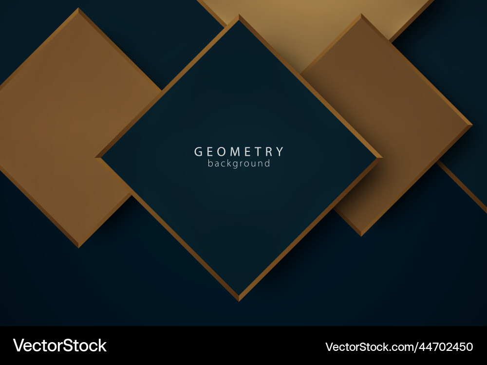 Background design with geometric shapes squares Vector Image