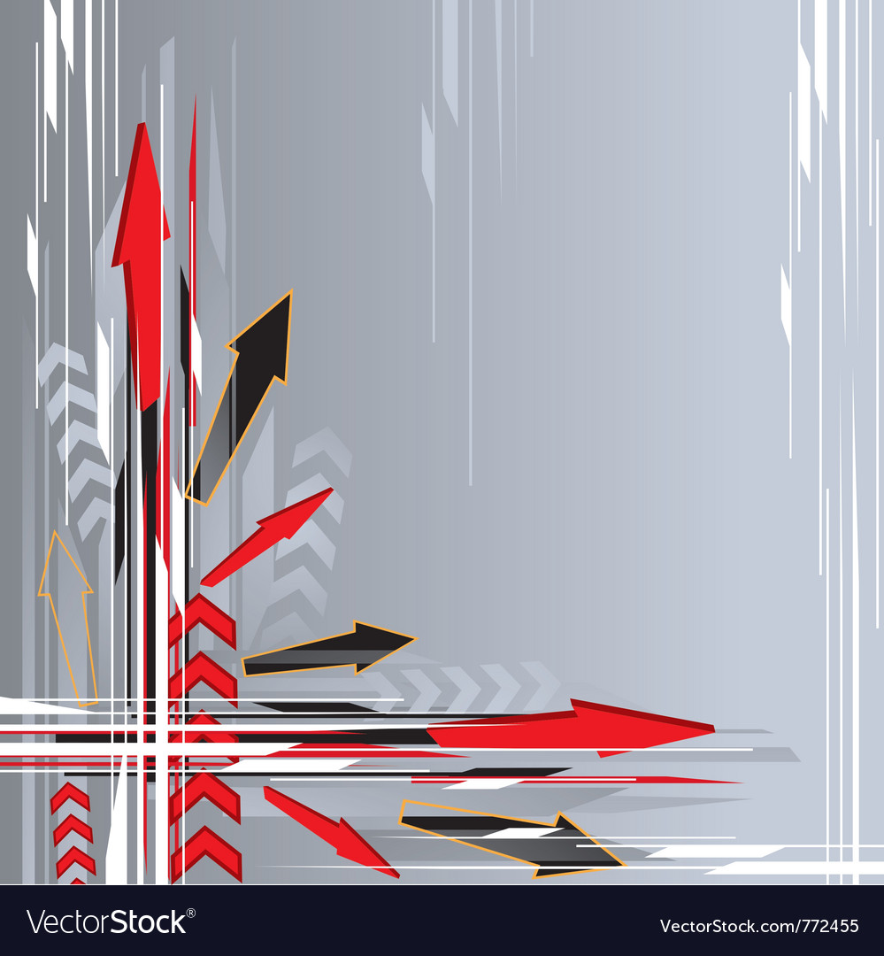 Arrow background Royalty Free Vector Image - VectorStock
