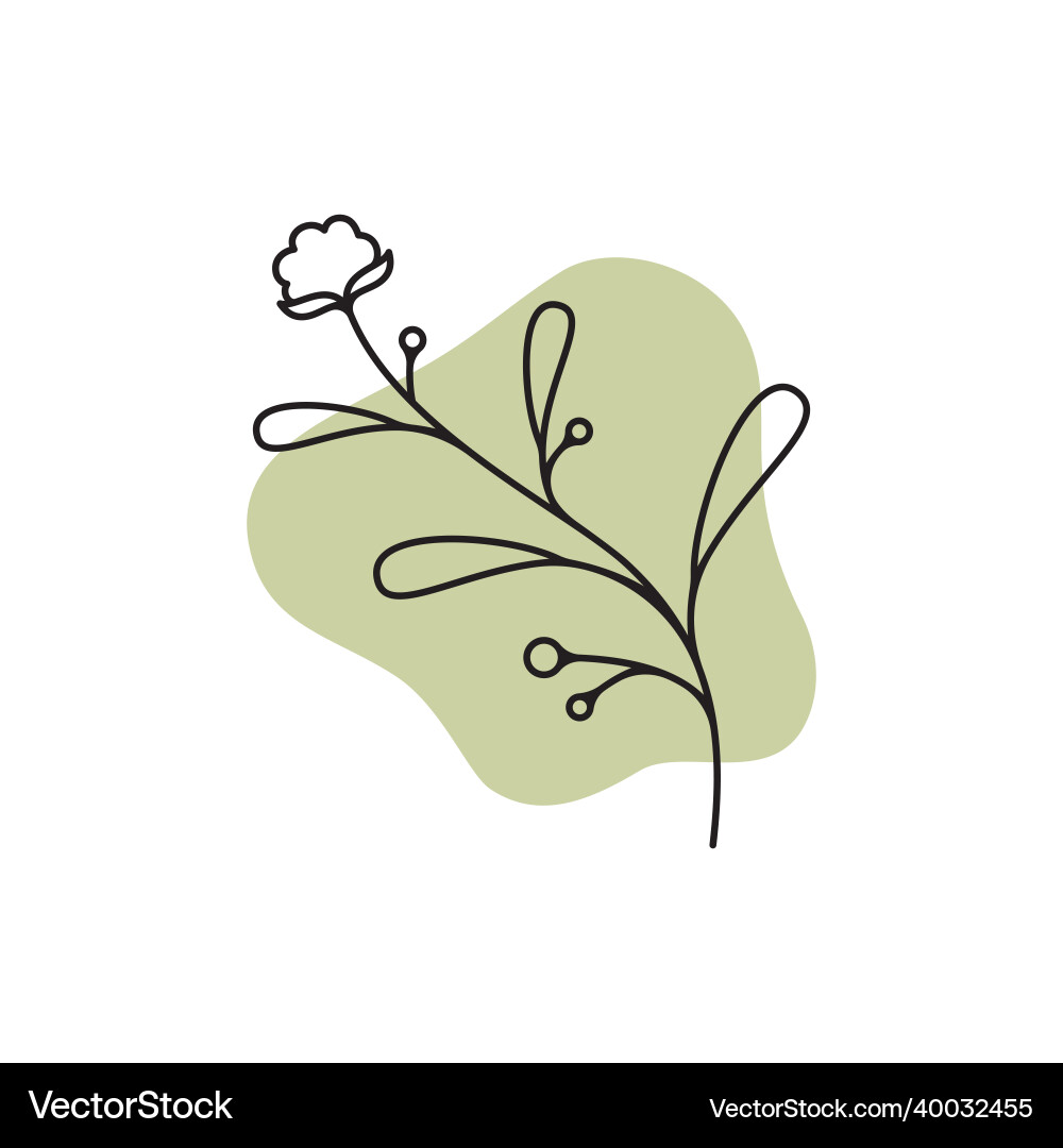 Beauty florist icon design Royalty Free Vector Image