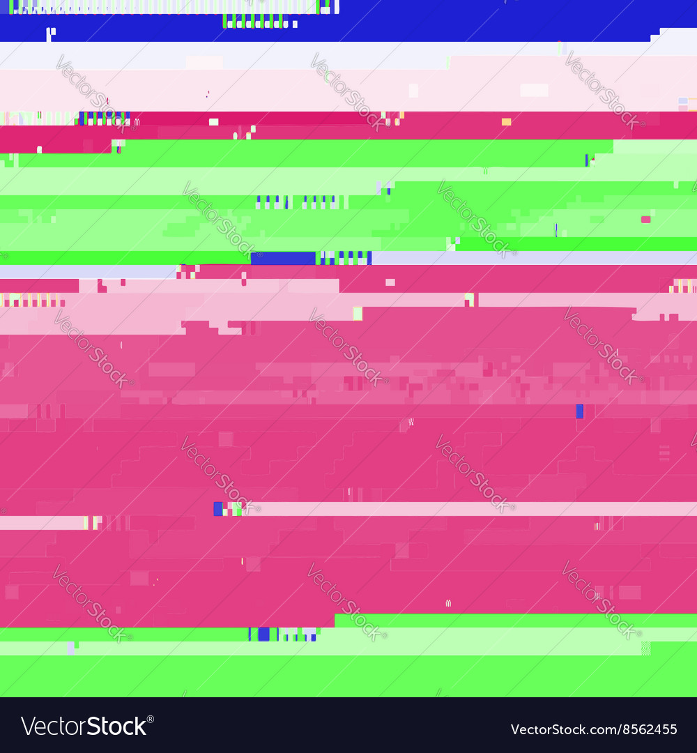 Colored abstract glitch art design background Vector Image Colored abstract glitch art design background Vector Image