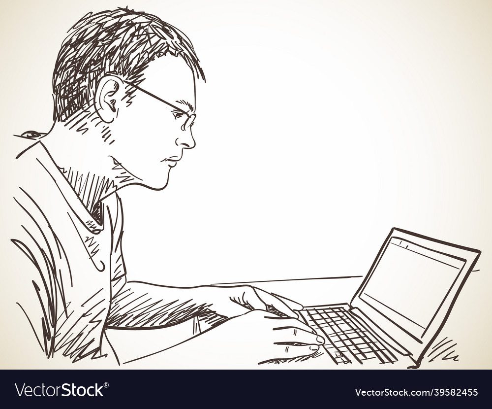 Computer Royalty Free Vector Image - VectorStock