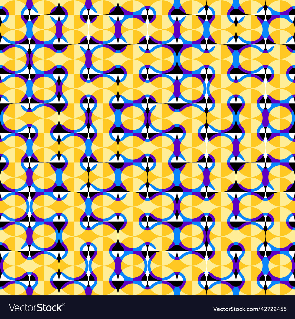 Geometric abstract pattern intersection style Vector Image