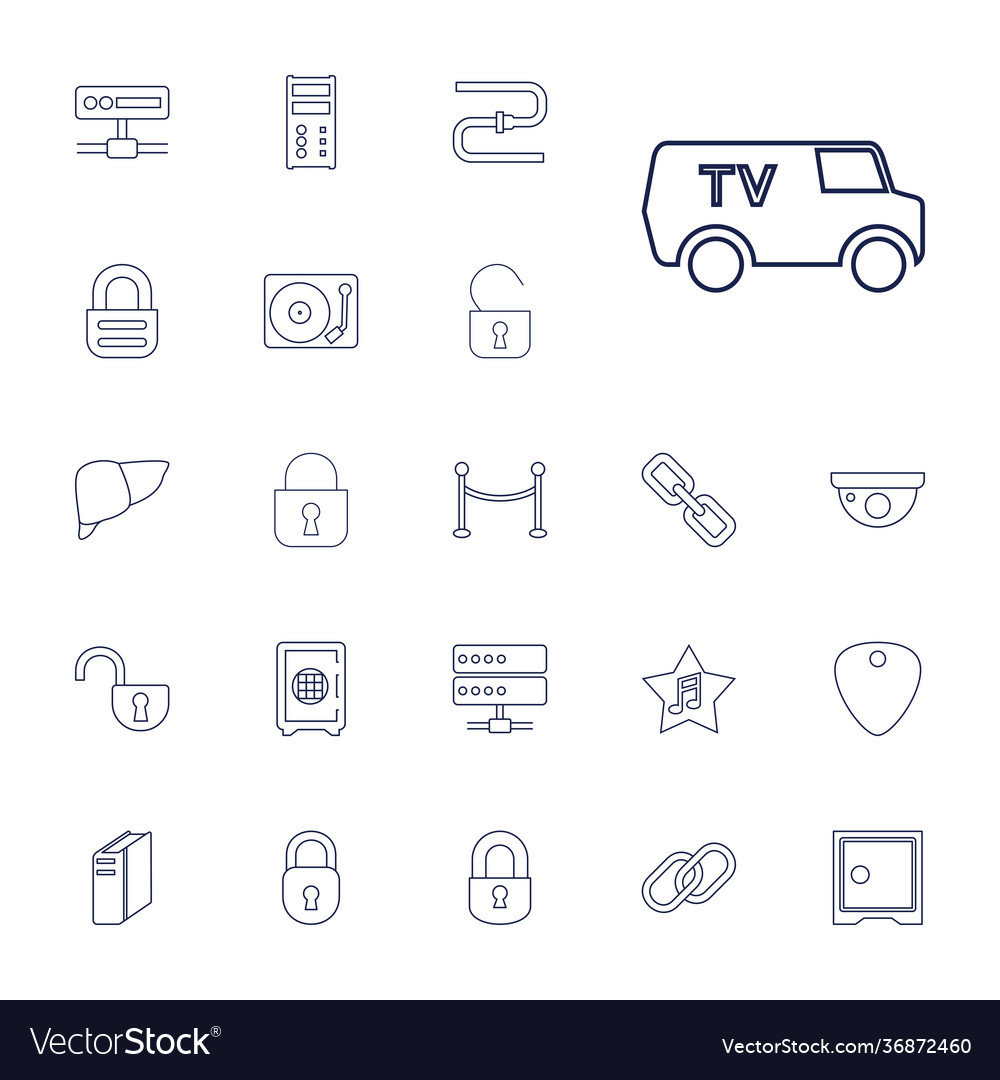 22 system icons Royalty Free Vector Image - VectorStock