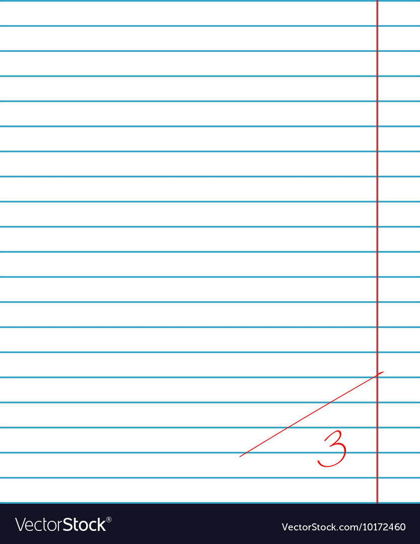 Exercise book Royalty Free Vector Image - VectorStock