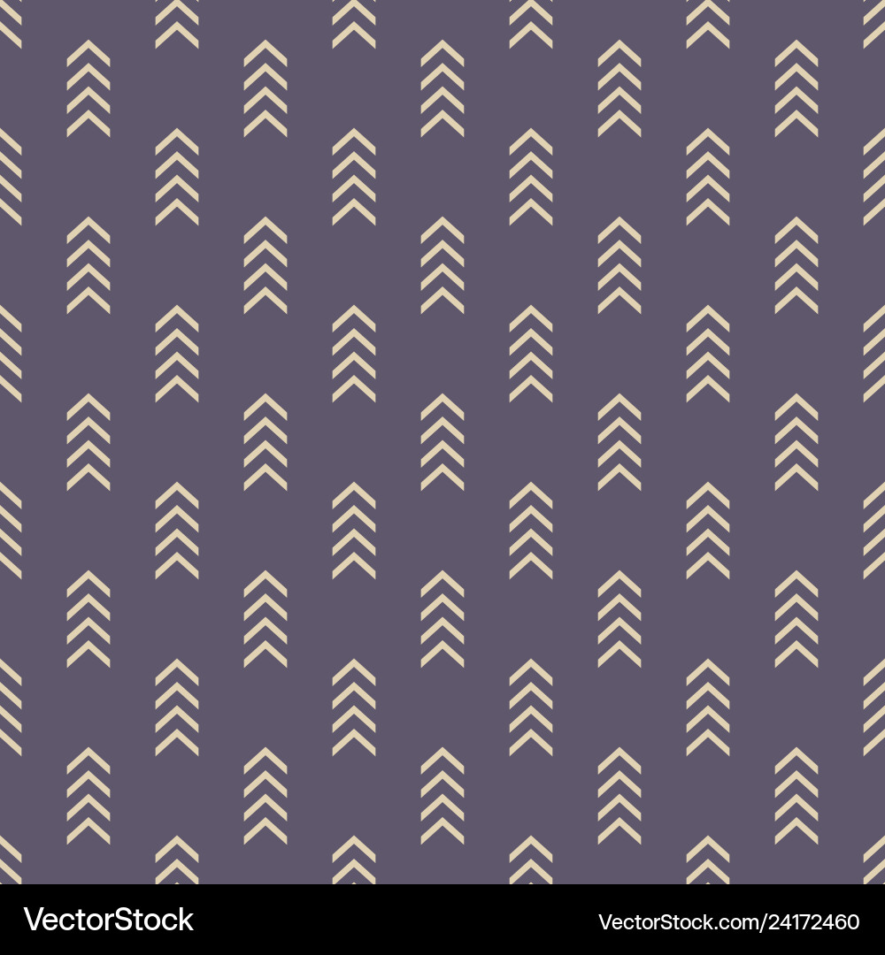 Seamless color pattern with arrows motif Vector Image