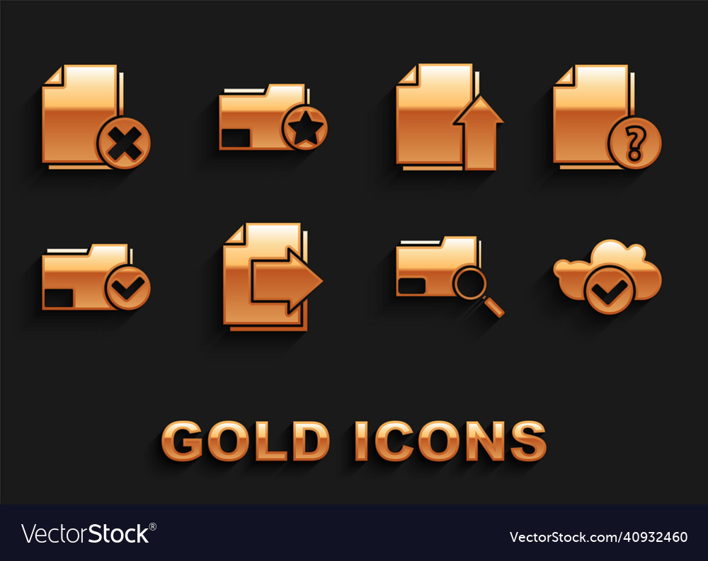 Set next page arrow unknown document cloud Vector Image Set next page arrow unknown document cloud Vector Image