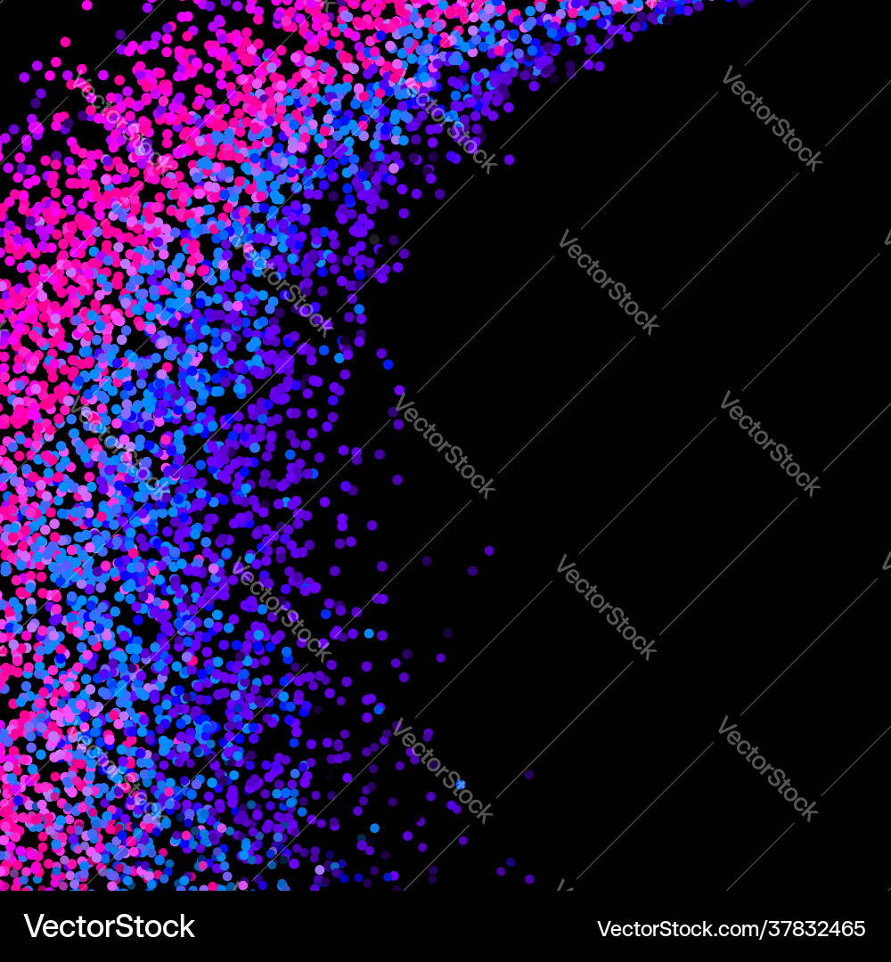 Abstract background with scattered colorful Vector Image