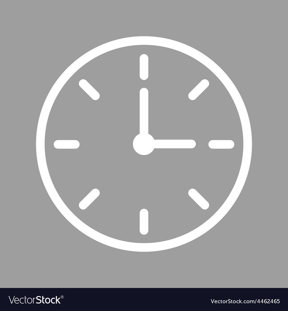 Clock Time Royalty Free Vector Image - VectorStock