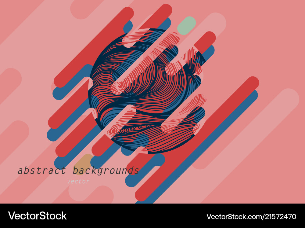 Abstract shapes pattern scene Royalty Free Vector Image