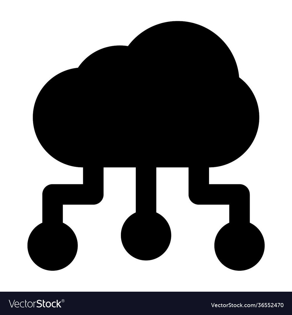 Cloud computing Royalty Free Vector Image - VectorStock